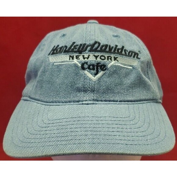 HaT | Accessories | Vintage Harley Davidson New York Cafe Ride Free Cap ...